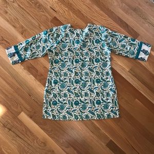 Westside | Tops | Westside V Neck Tunic Top Lightweight 0 Cotton | Poshmark